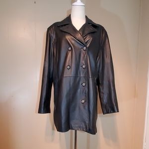 Colebrook | Jackets & Coats | Colebrook Co Black Leather Coat | Poshmark